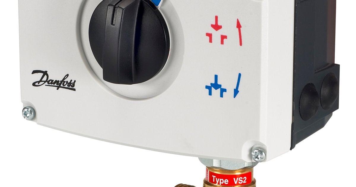 Danfoss AMV 20 elektrinė pavara trieigiams ir dvieigiams vožtuvams ...