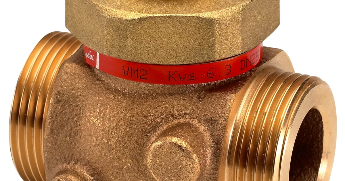 Danfoss VM2 dvieigis vožtuvas DN25 – kvs 6,3, PN16 | Amegata.lt