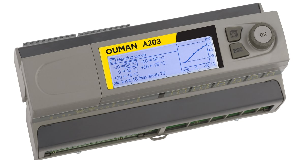 Ouman A203 valdiklis